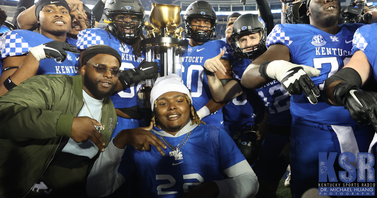Chris Oats was in the middle of Kentucky's Governor's Cup celebrations ...