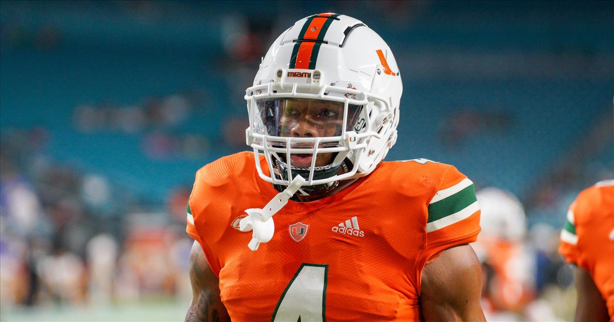 Miami RB Jaylan Knighton enters transfer portal