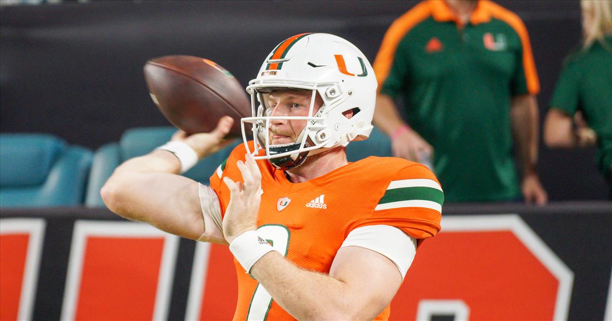 Miami Hurricanes updated projected offensive depth chart for 2023