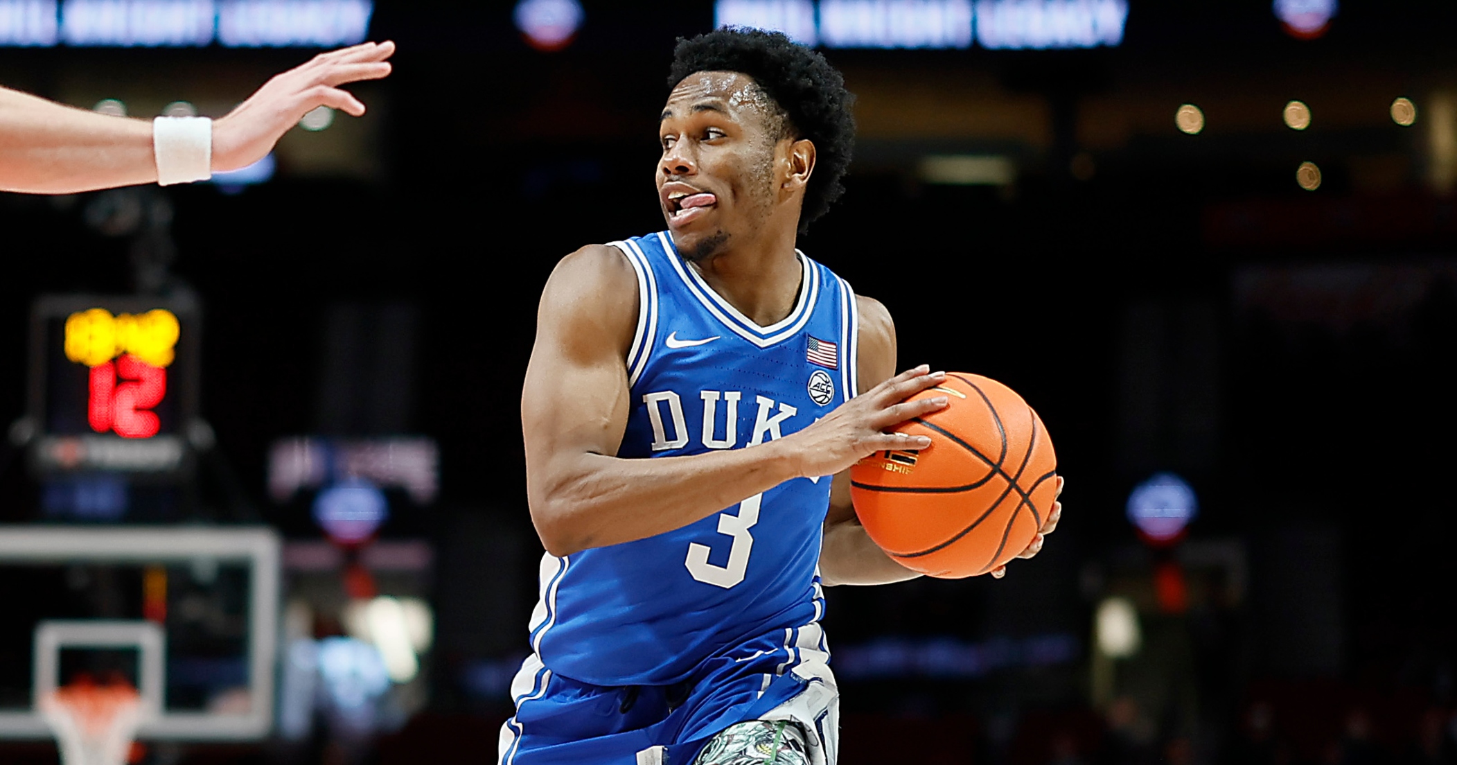 Duke guard Jeremy Roach leaves Purdue game with foot injury
