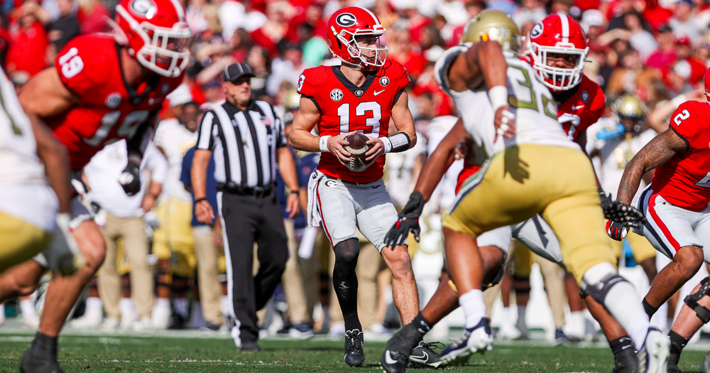 Georgia No. 1 in CFB playoff rankings ahead of SEC Championship