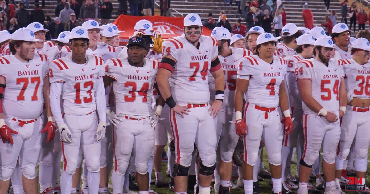 Brycen Sanders meets new OL coach John Garrison