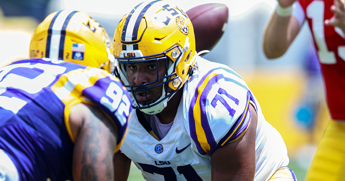 LSU OL Xavier Hill enters NCAA Transfer Portal - On3