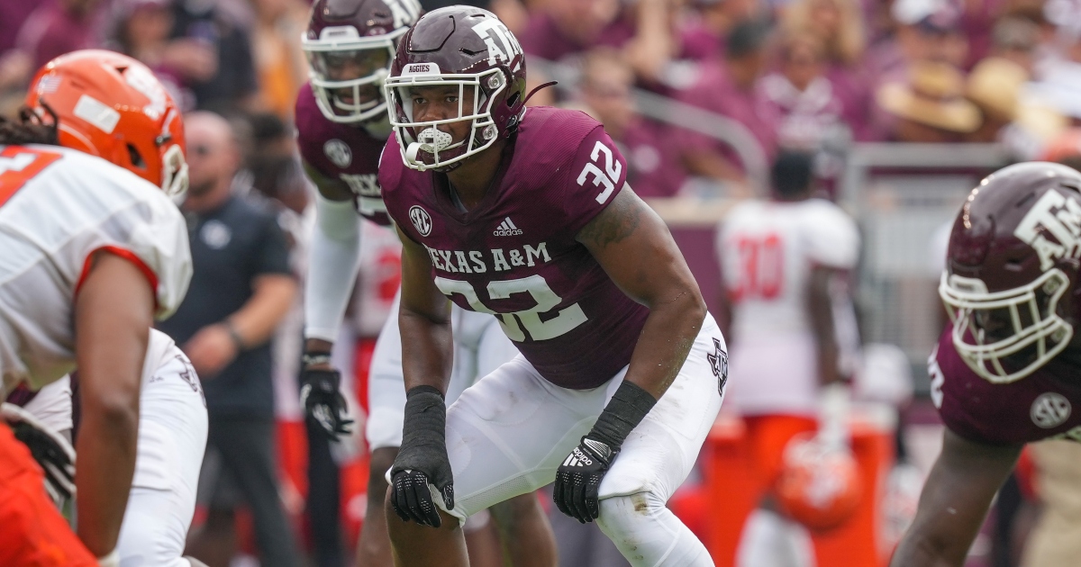 Texas A&M LB Andre White Jr. enters the NCAA Transfer Portal - On3