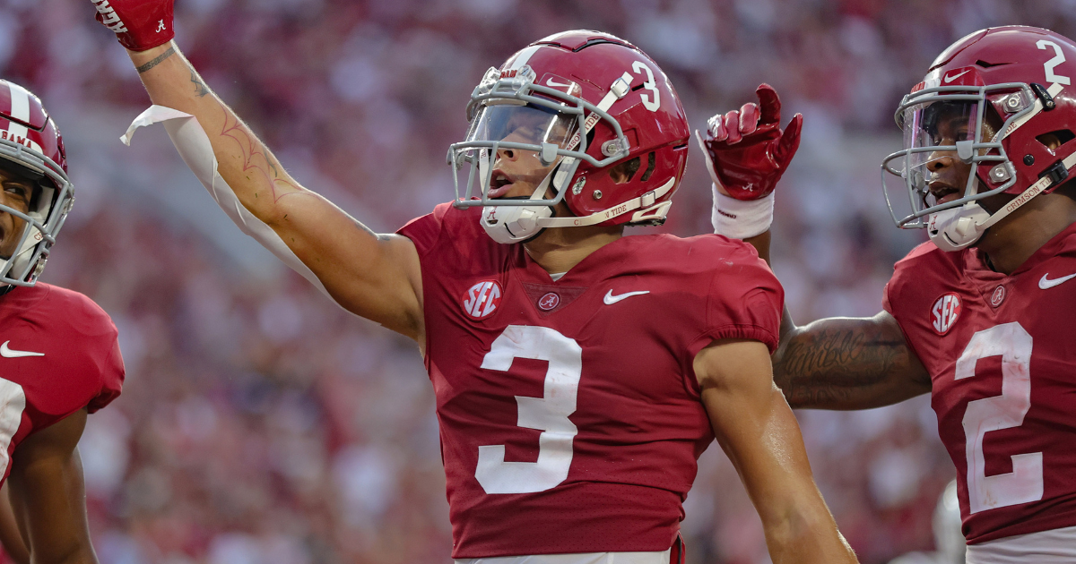 What Jermaine Burton returning would mean for Alabama's WR room