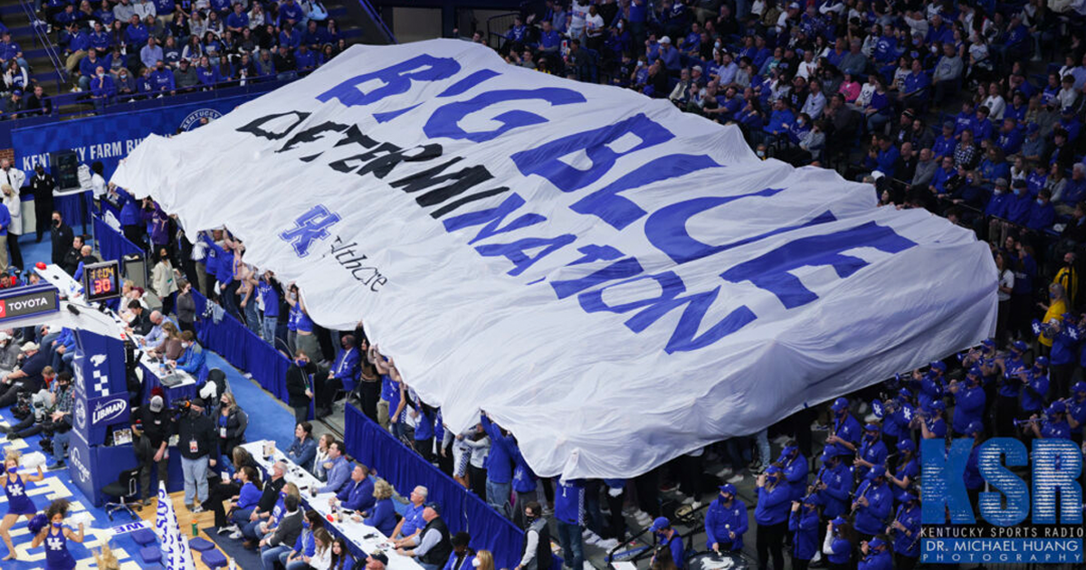 Rupp Arena's student section will get KENTUCKY Y'ALL banners at the ...
