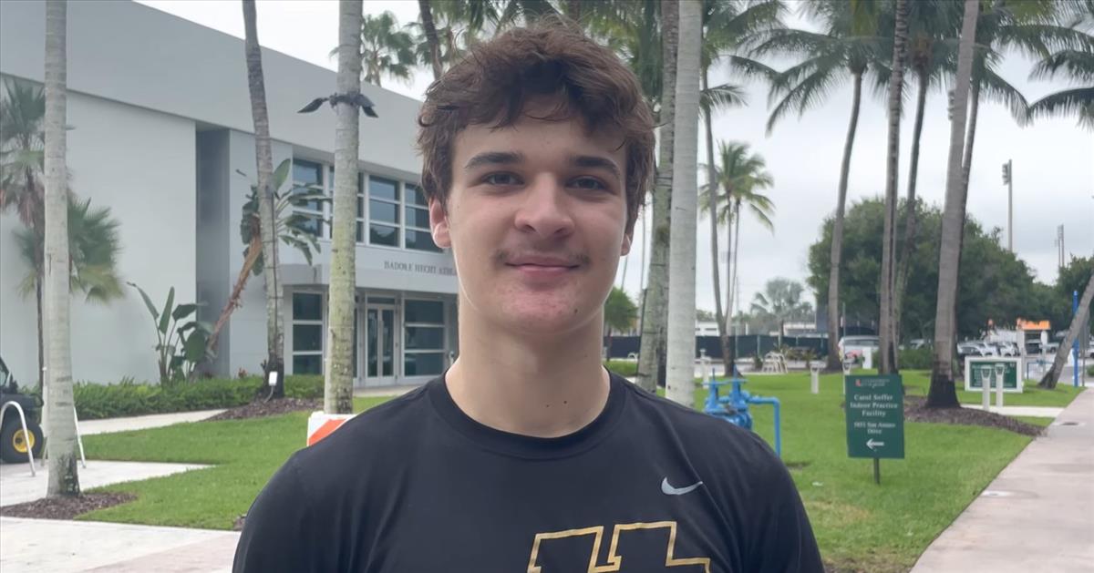 Miami QB commit Emory Williams shares take off Miami visit