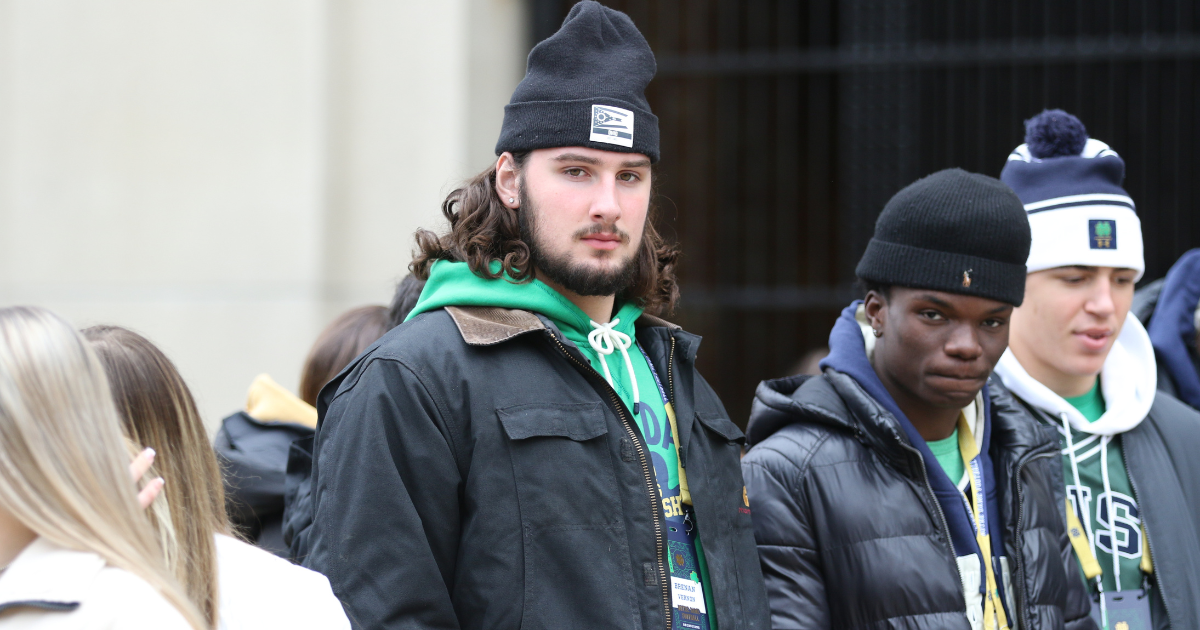 Four-star DL Brenan Vernon makes it official with Notre Dame