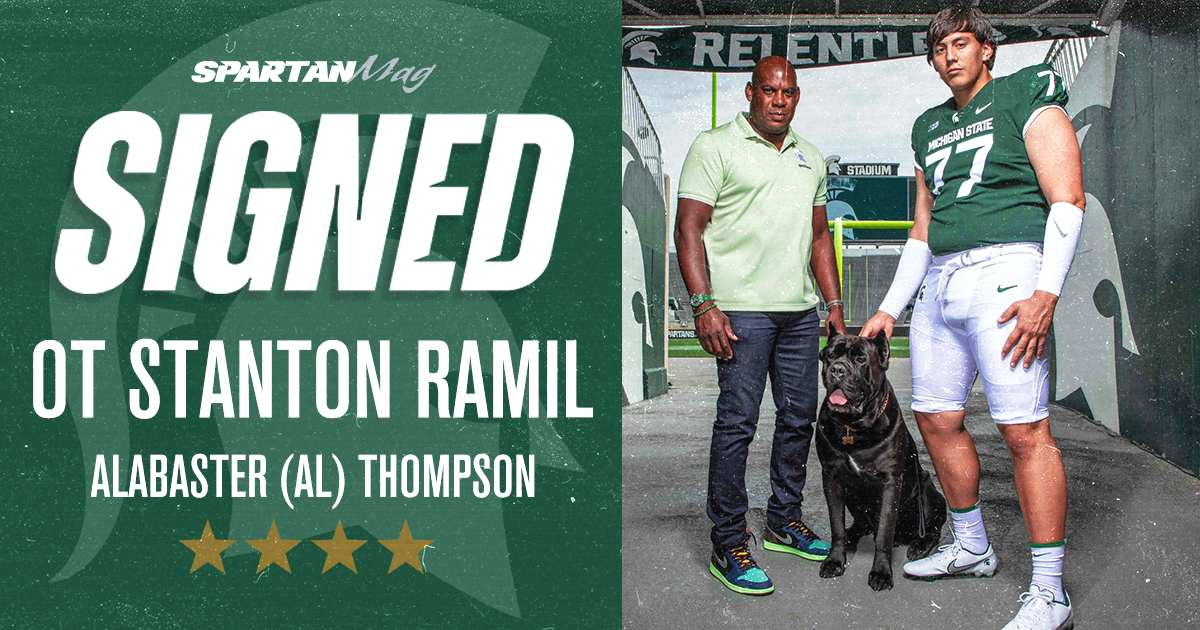 Michigan State signs 2023 four-star OT Stanton Ramil