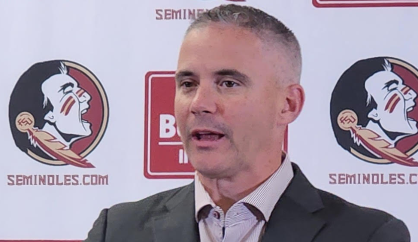 Florida State head coach Mike Norvell speaks on Texas A&M rumor