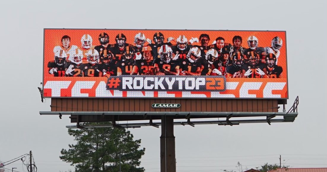 Look: Tennessee celebrates signing class on billboards