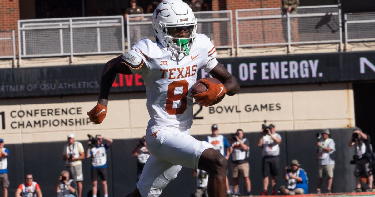 Xavier Worthy, mum on his future, is excited for the Alamo Bowl matchup ...