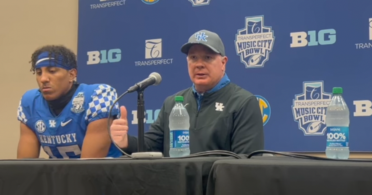 WATCH: Mark Stoops, Kentucky Players' Post-Music City Bowl Press ...