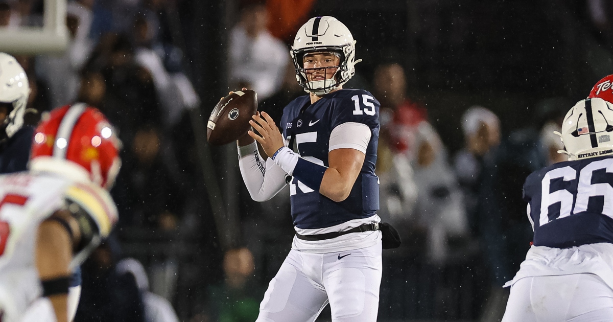 Penn State QB Drew Allar on spring focuses, areas of improvement