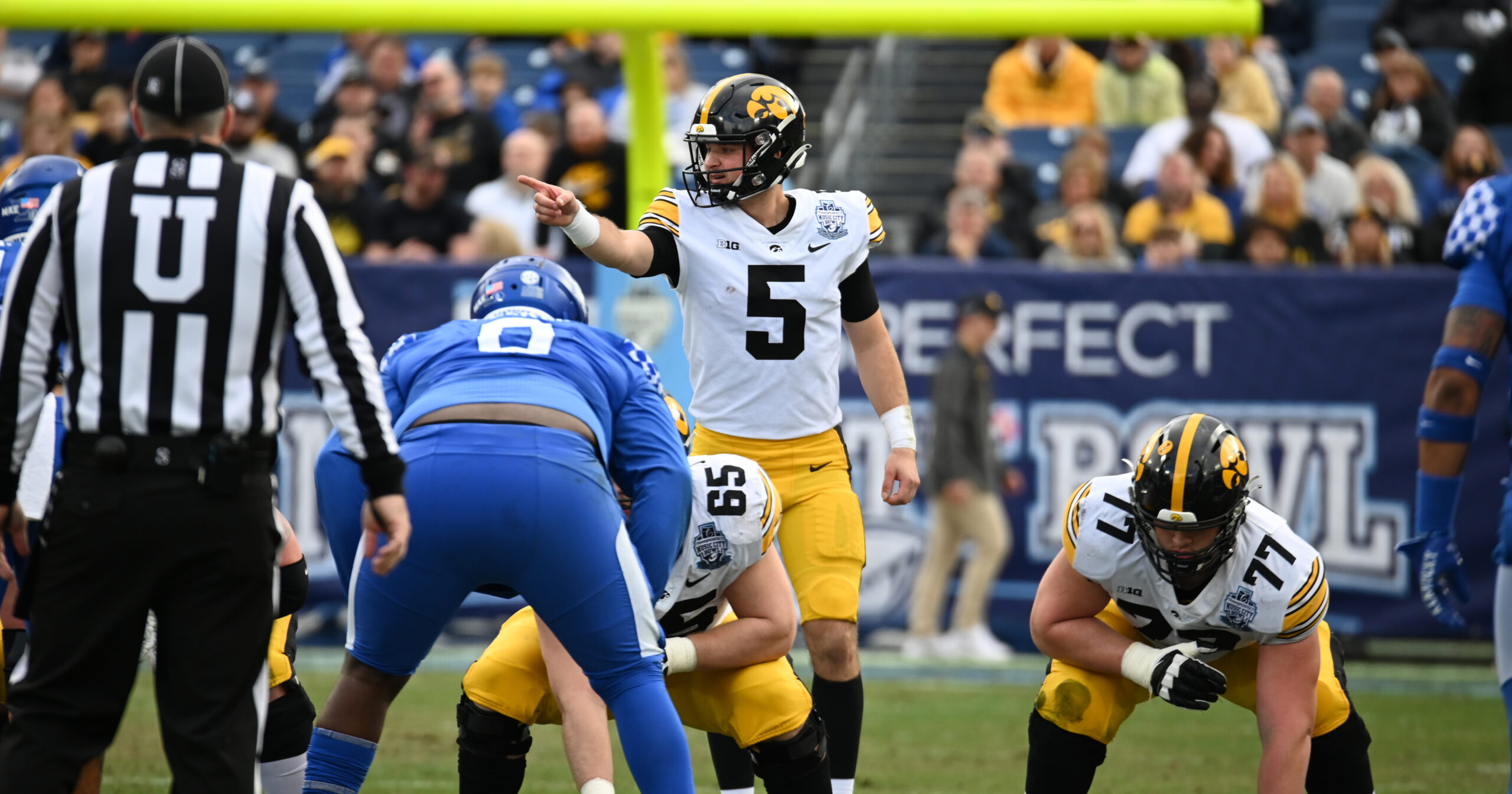 Grades for the Iowa offense in the Music City Bowl