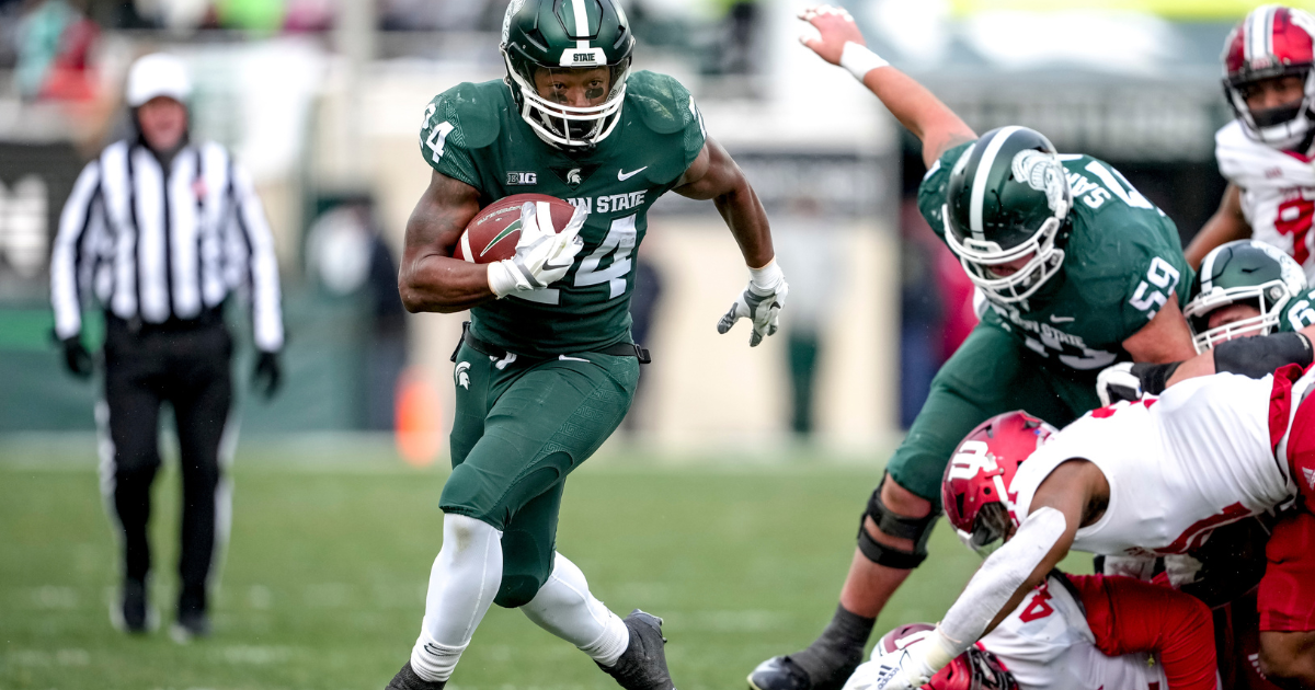 Michigan State transfer running back Elijah Collins commits to Oklahoma ...