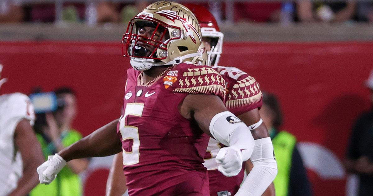 Mike Norvell reacts to Jared Verse's decision to return to Florida ...