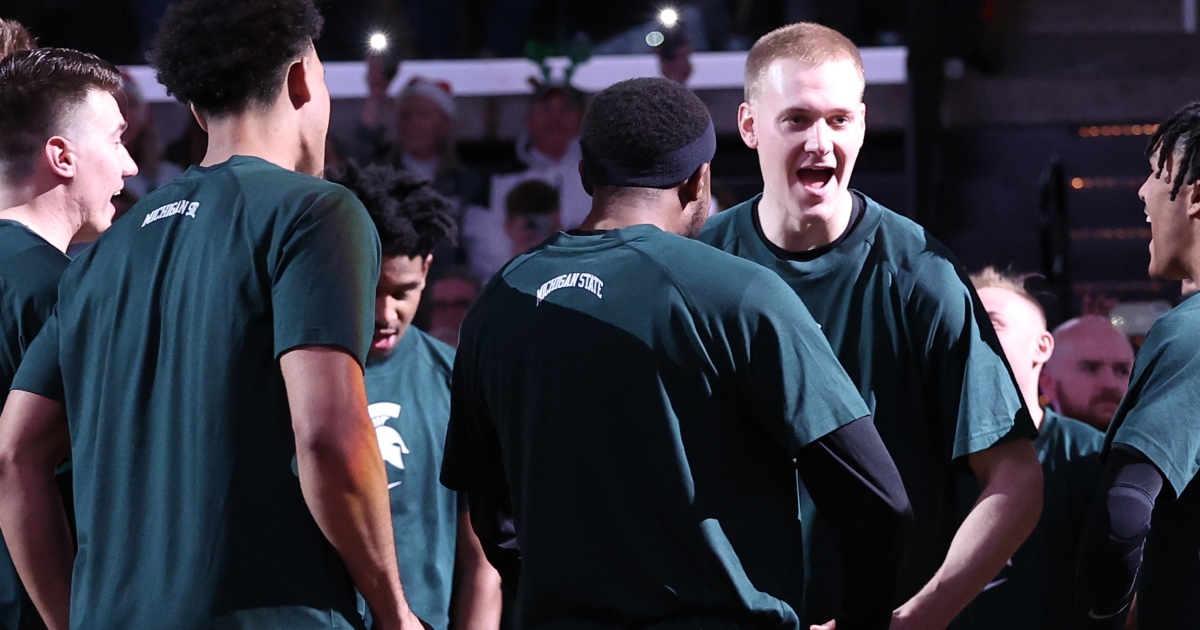 Michigan State leads Wisconsin, 33-31, at halftime; Hauser with 10 ...