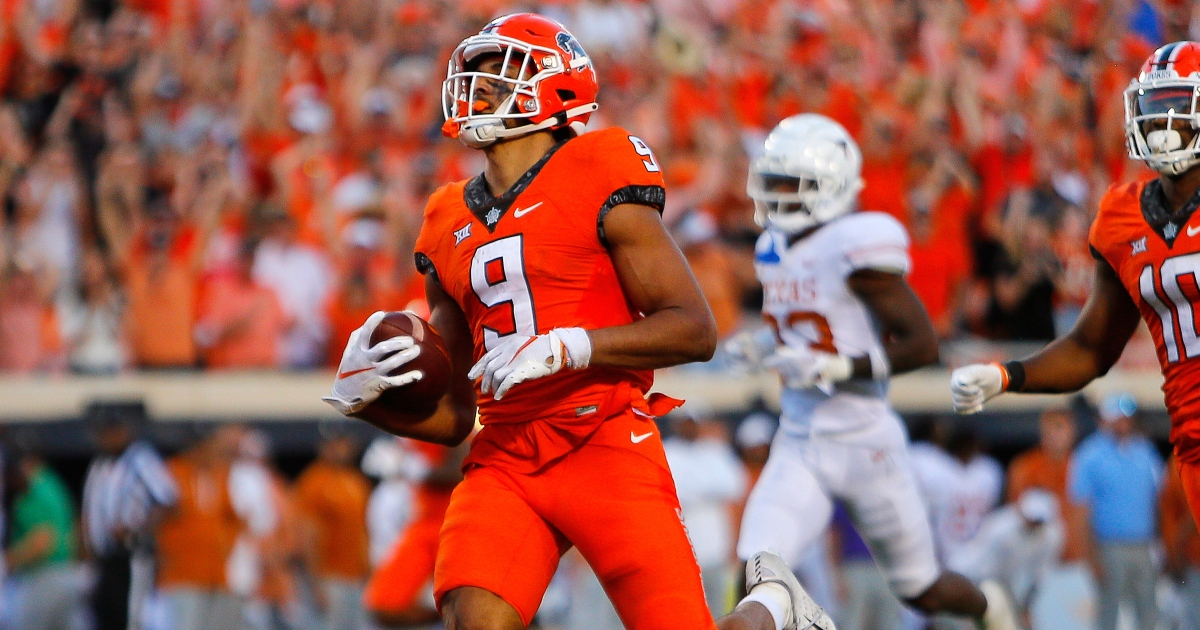 Oklahoma State wide receiver transfer Bryson Green commits to Wisconsin ...