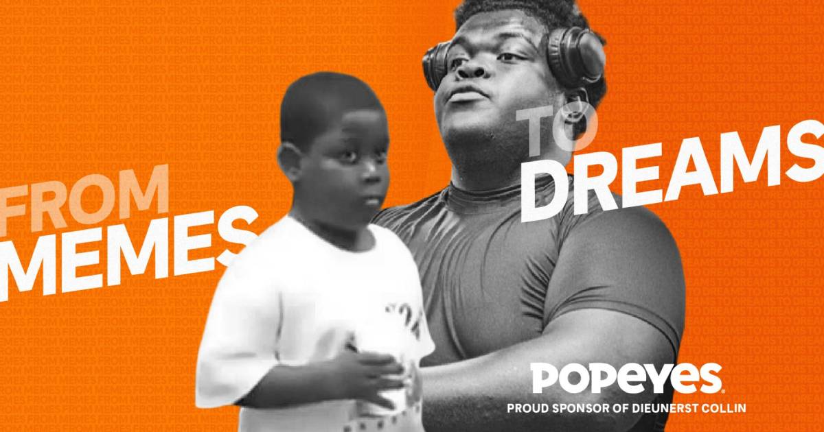 Lake Erie's Dieunerst Collin signs NIL deal with Popeyes after meme - On3