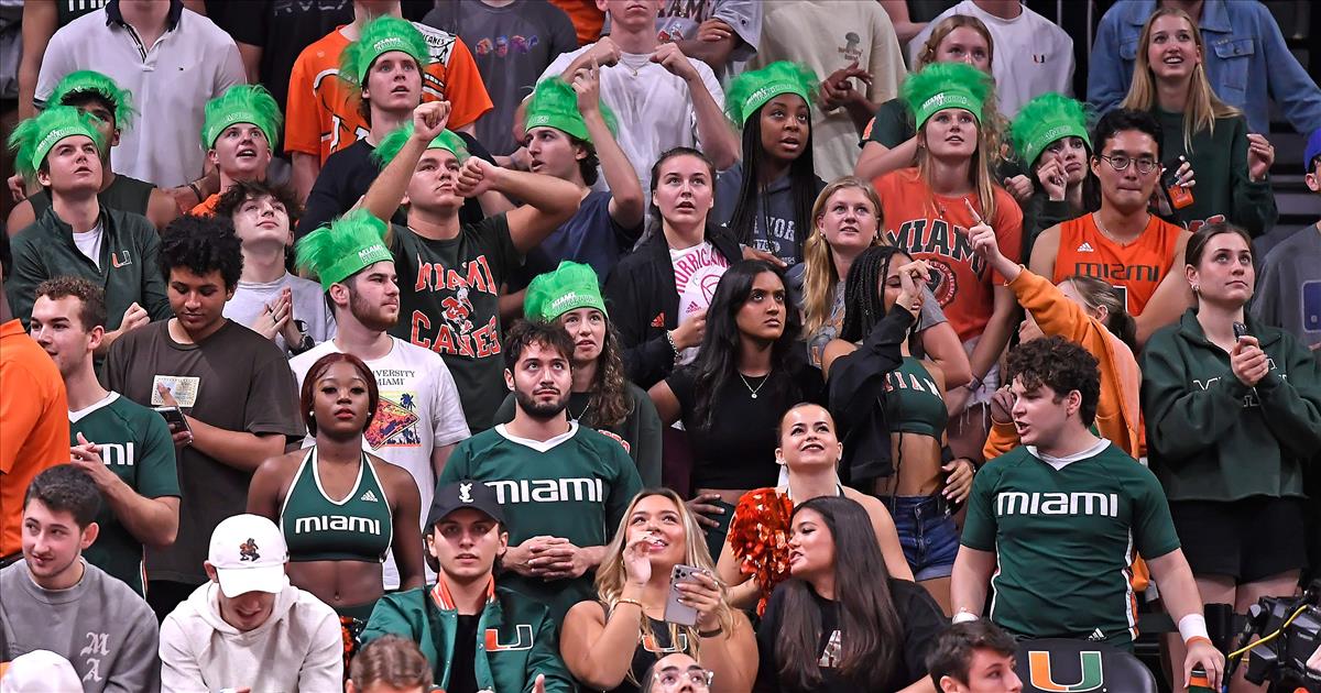 Miami basketball student section rebranded as "The Eye"