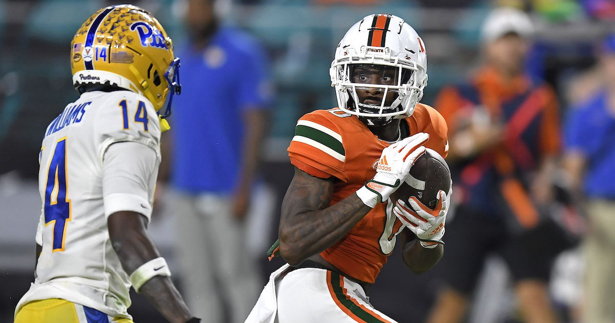 BREAKING: Miami WR transfer Romello Brinson commits to SMU