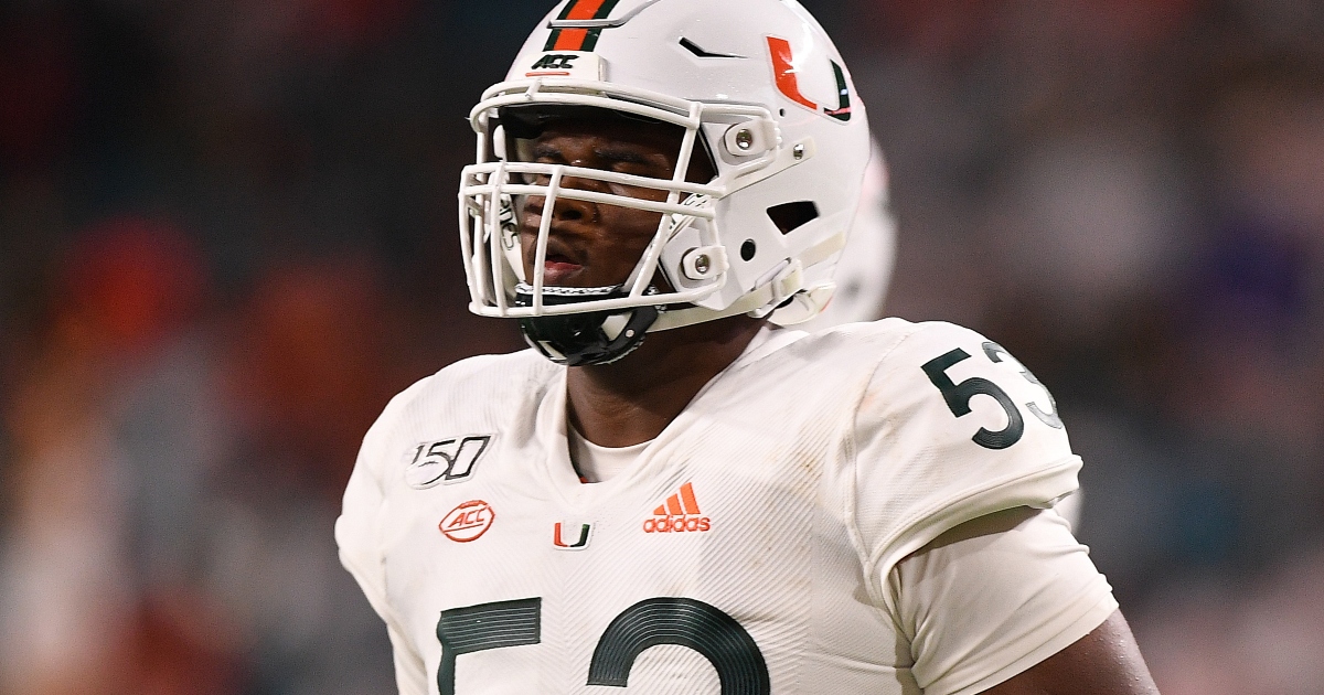 Miami starting center Jakai Clark intends to enter NCAA transfer portal ...