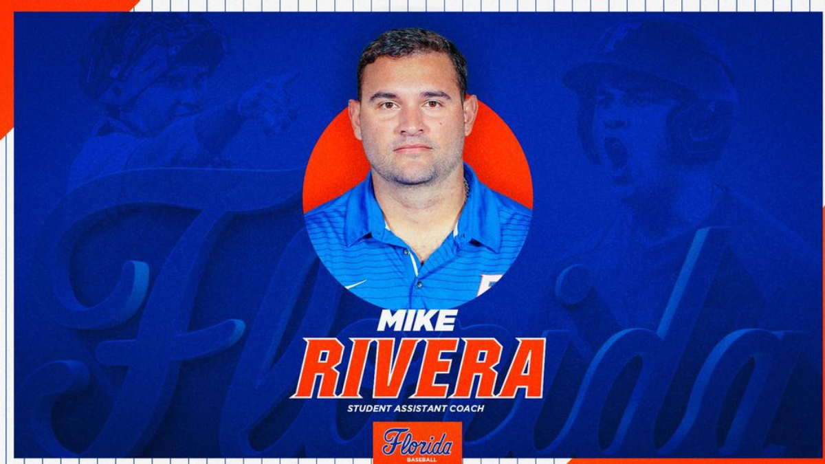 National Champion Mike Rivera joins Gators baseball staff