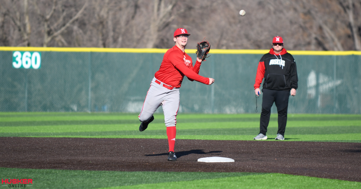 Photo Gallery of Nebraska baseball's first 2023 practice