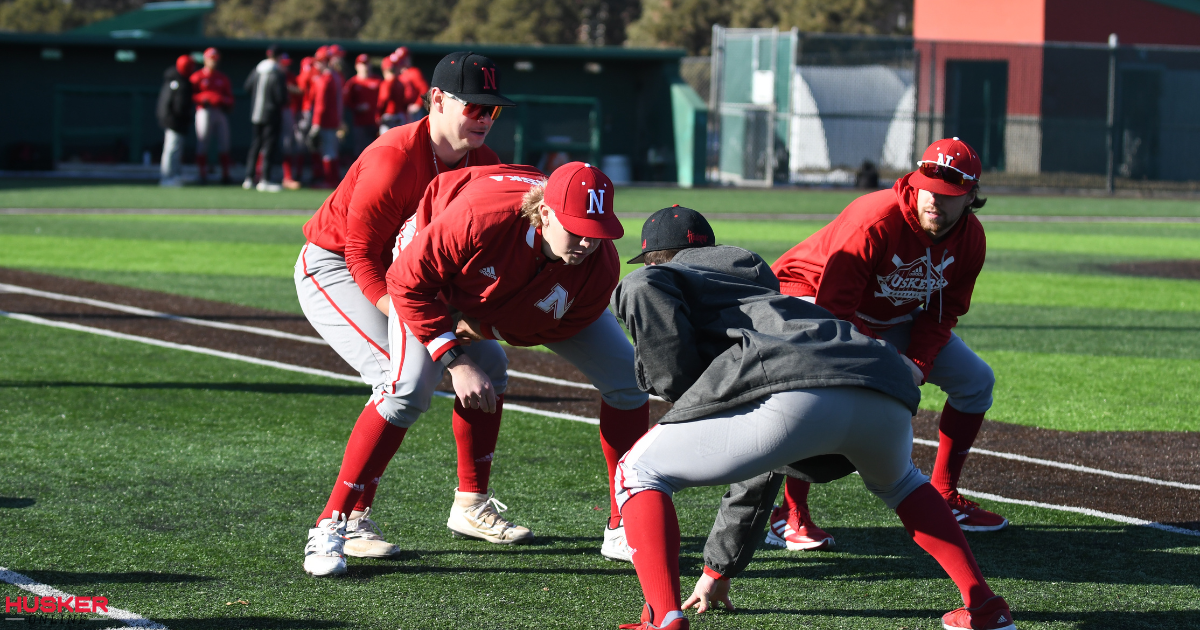 Photo Gallery of Nebraska baseball's first 2023 practice