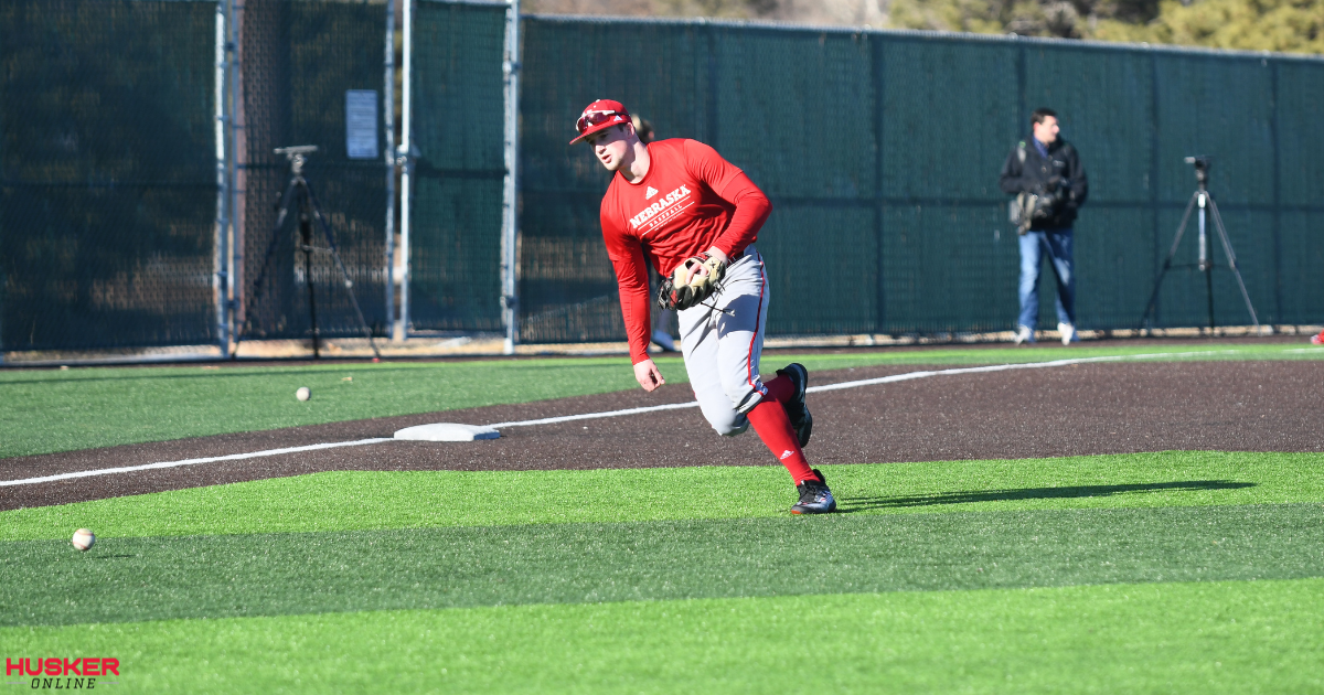 Photo Gallery of Nebraska baseball's first 2023 practice