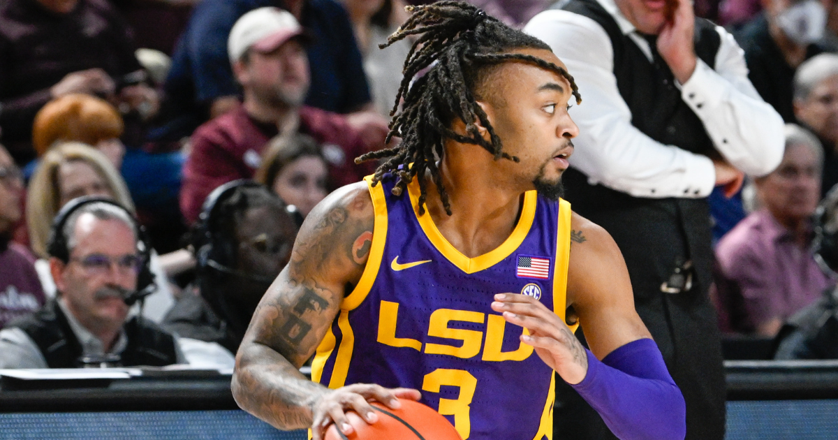 LSU point guard Justice Hill available to play vs. Texas Tech - On3