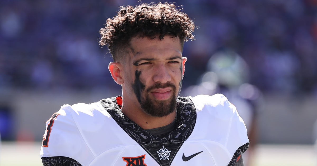 LOOK: Oklahoma State student newspaper takes shot at Spencer Sanders ...