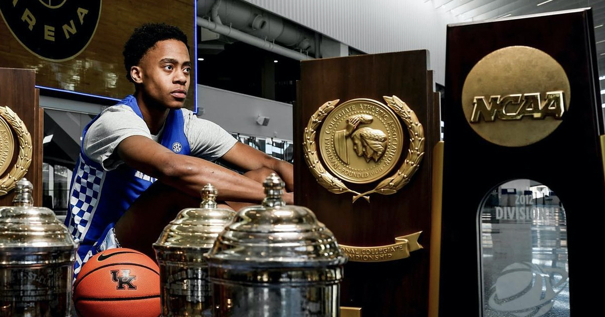 John Calipari visits 2024 No. 1 recruit Tre Johnson - On3