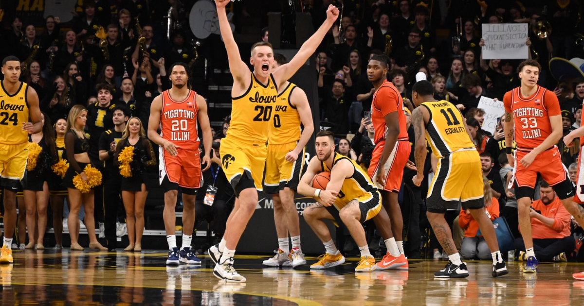 Hawkeyes ride red hot Perkins for win