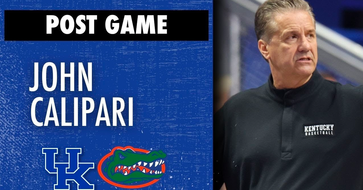 John Calipari's Kentucky-Florida Postgame Press Conference - On3