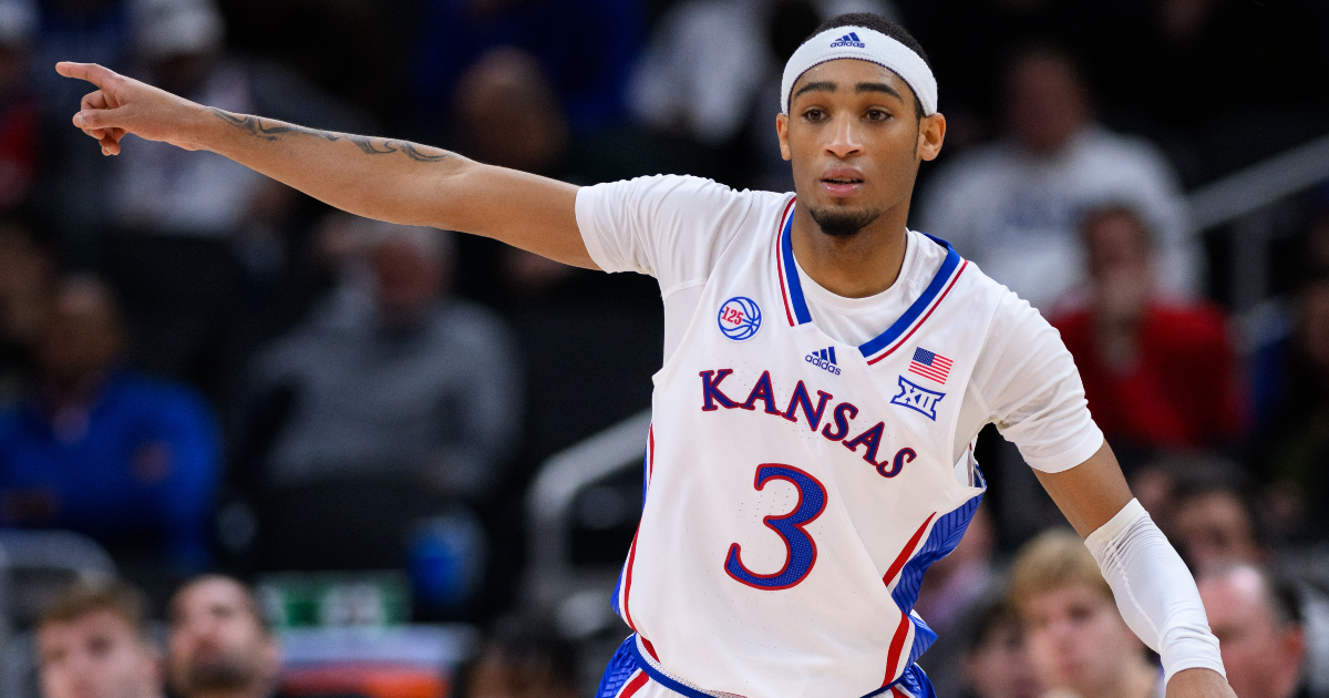 Dajuan Harris explains how Kansas overcame off night from Jalen Wilson ...