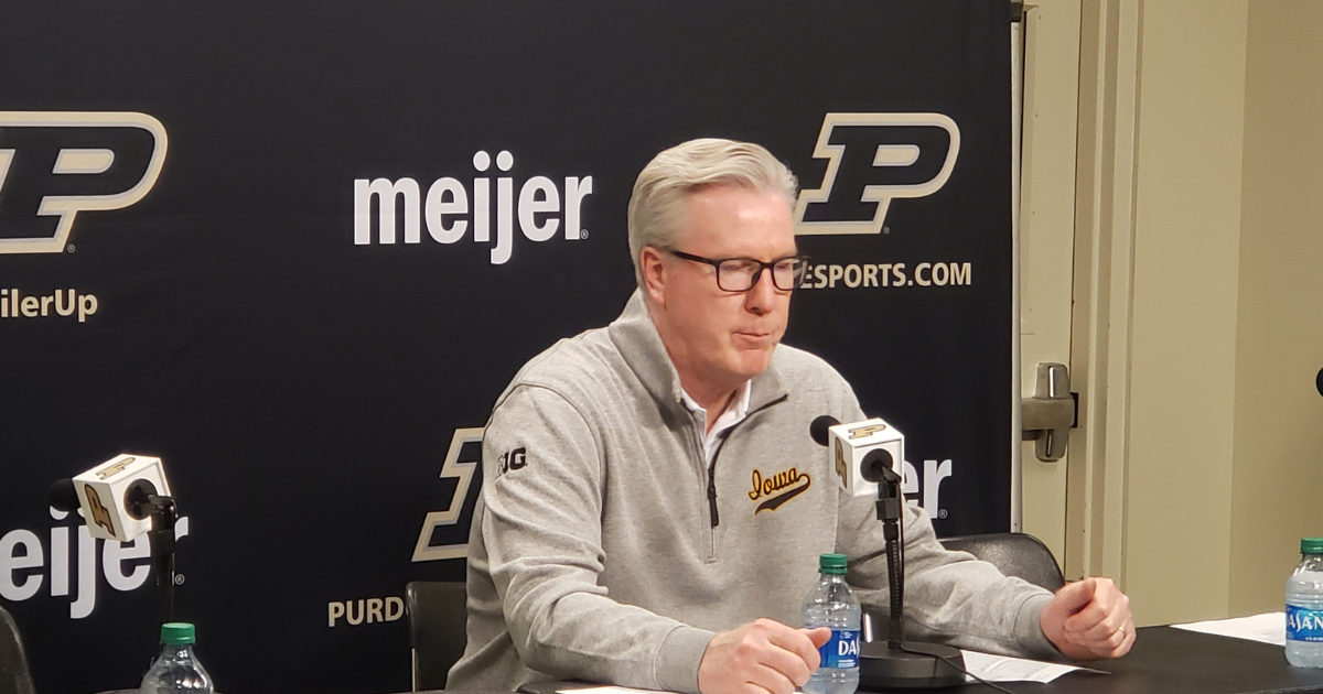 McCaffery on the loss to Purdue