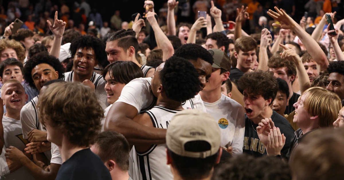 Vanderbilt fined $250k due to fans storming the court following upset win over Tennessee - On3