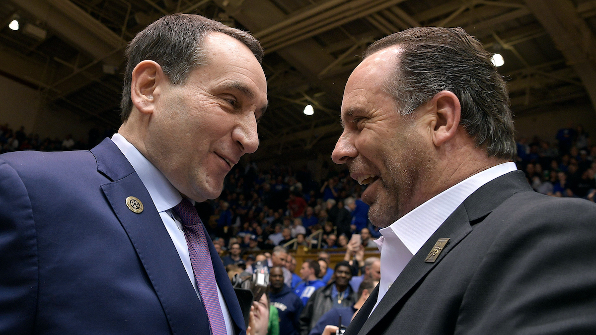 LOOK: Coach K attends Duke home game for first time since retirement ...