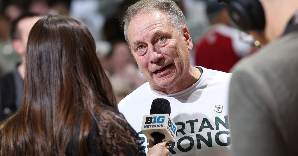 Michigan State coach Tom Izzo angry with the Big Ten - On3