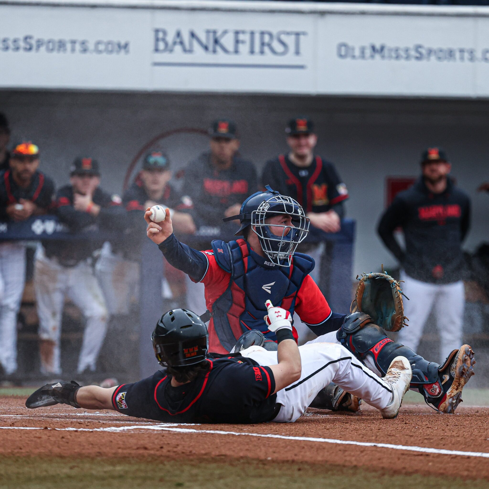 Ole Miss slugs its way into an even series with Maryland