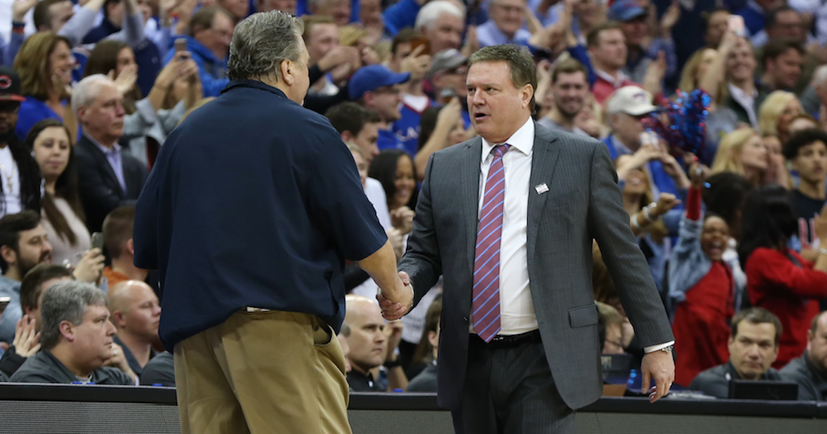 Bill Self jokes about conversation with Bob Huggins - On3
