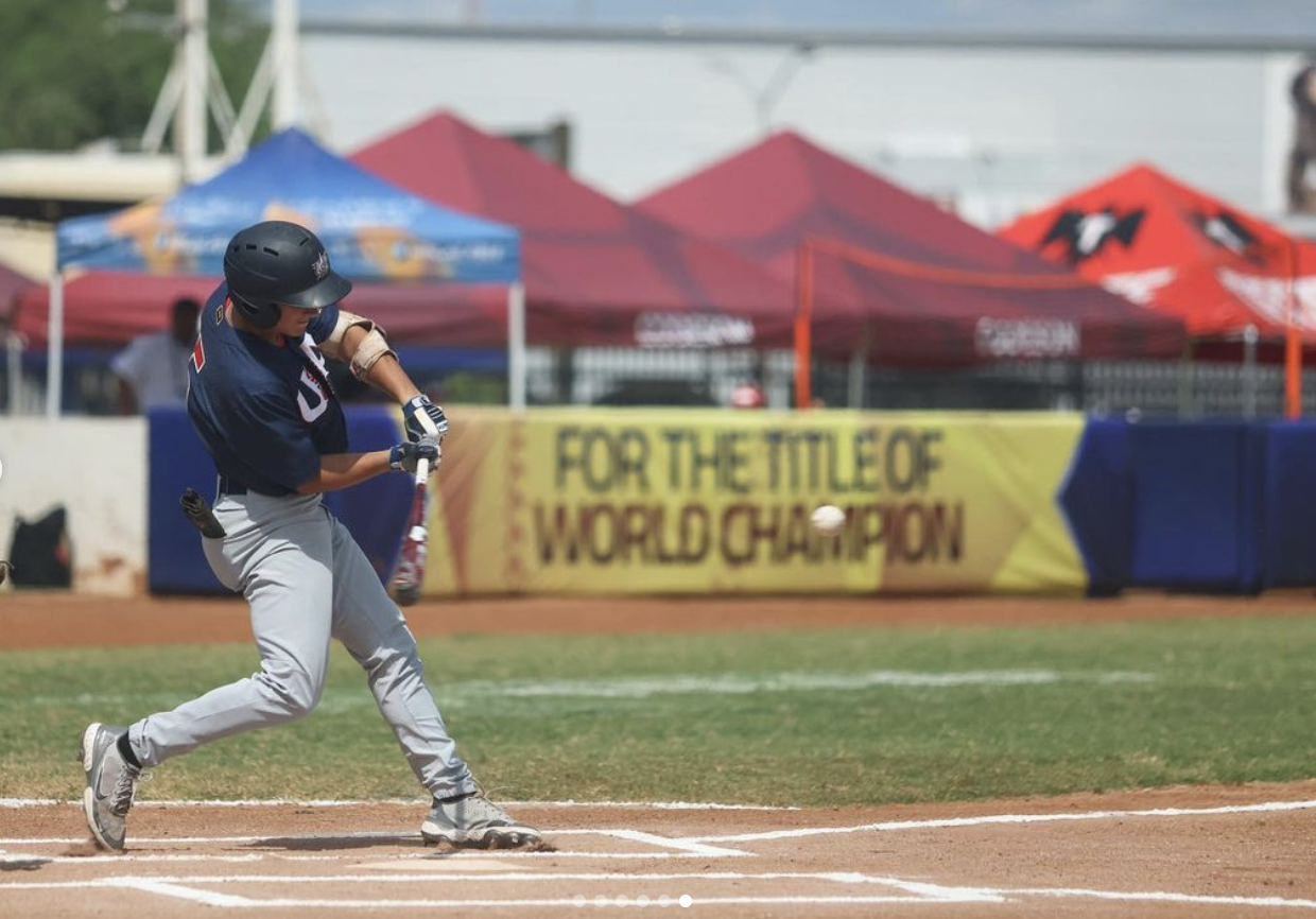 Ole Miss commit Coy James hits towering, no doubter home run