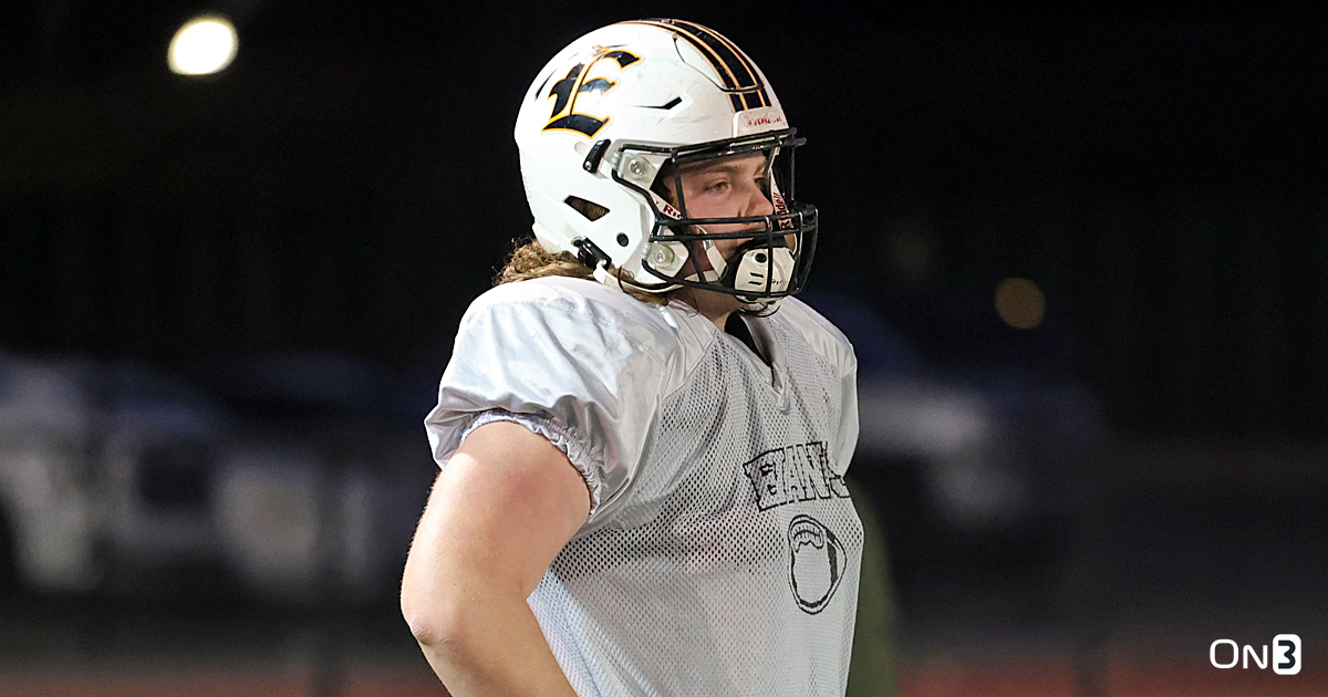 Mason Short, 2025 4-star OL, visited by Ohio State's Justin Frye