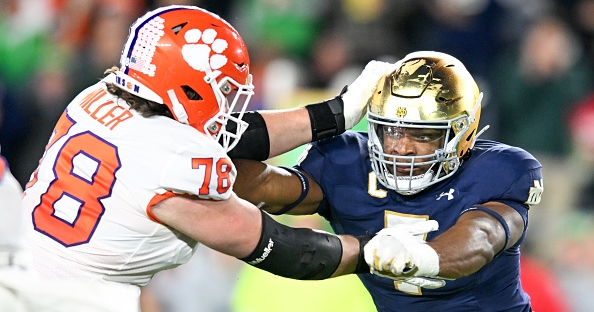 Tracking Notre Dame EDGE Isaiah Foskey at the NFL Combine