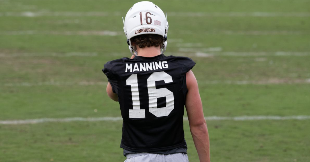 Arch Manning puts in work during offseason training program with QB ...