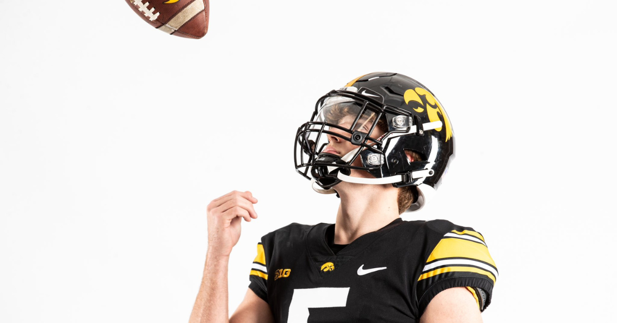 Top punter Drew Miller visits Iowa junior day