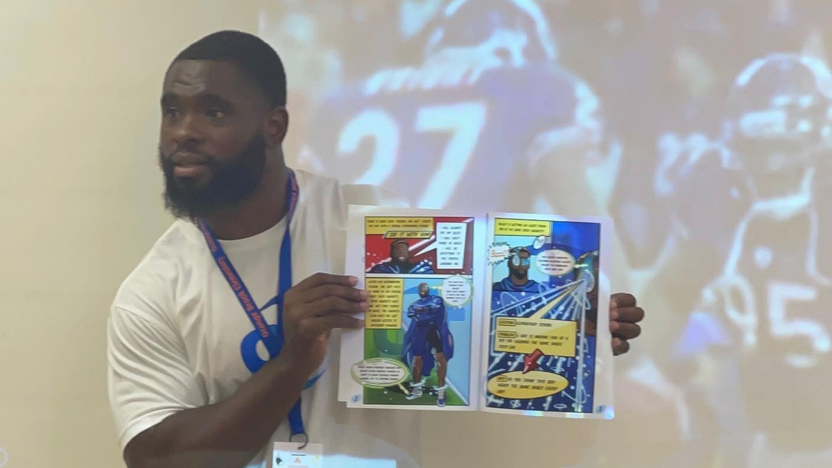 Major Wright back in Gainesville to host assemblies at local schools