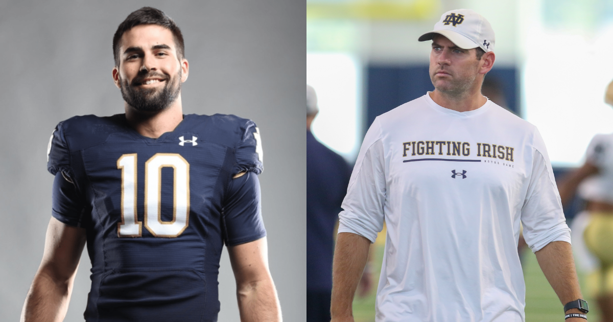 What Sam Hartman sees in Notre Dame coaches, Irish offense personnel